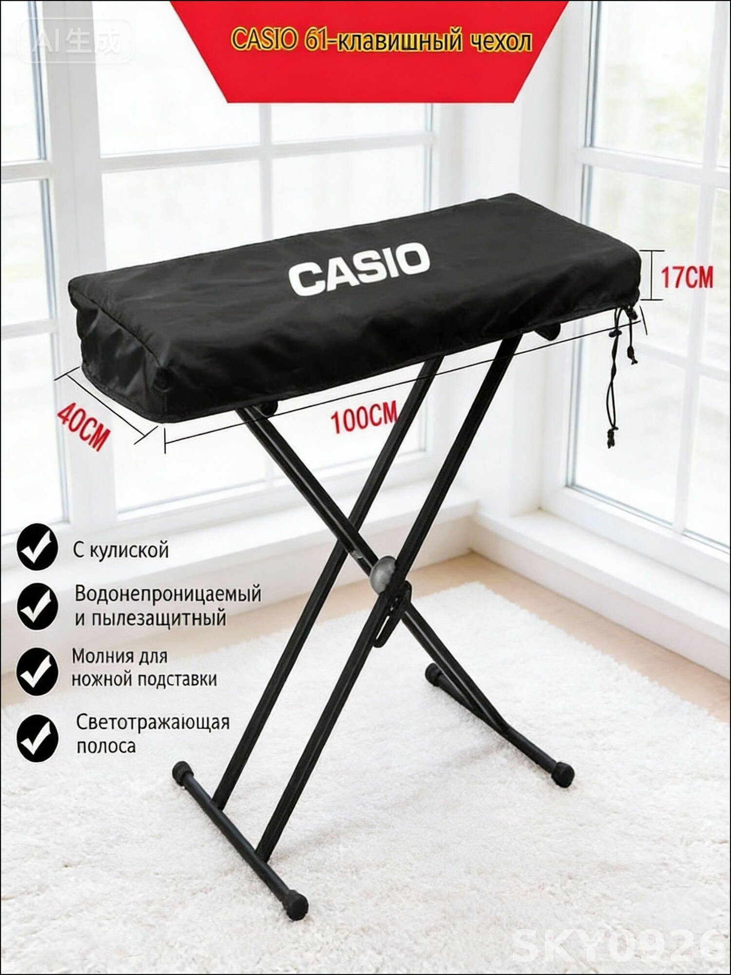 Чехол для синтезатор casio 61 клавиша