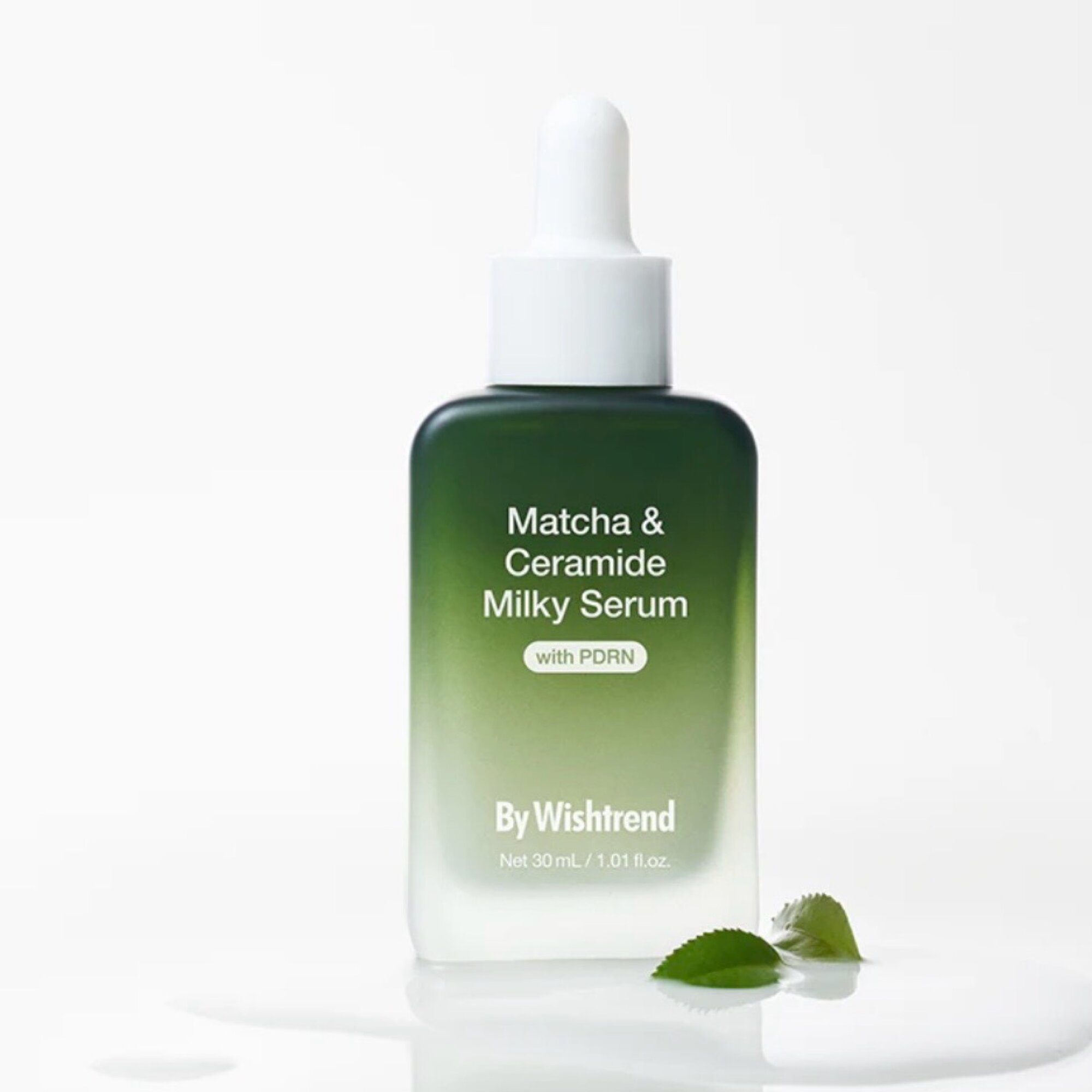 By Wishtrend Восстанавливающая сыворотка Matcha & Ceramide Milky Serum, 30 мл