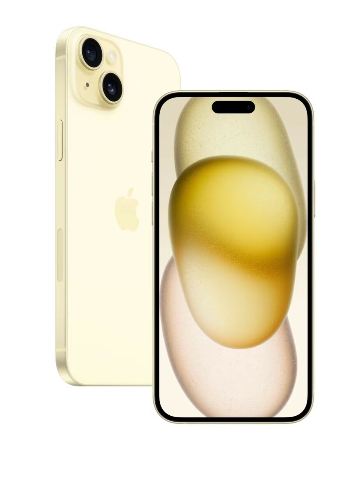 Новый оригинал фициально авторизовано Смартфон Apple iPhone 15 Plus 128 ГБ, Dual: nano SIM + eSIM, желтый, Русский язык
