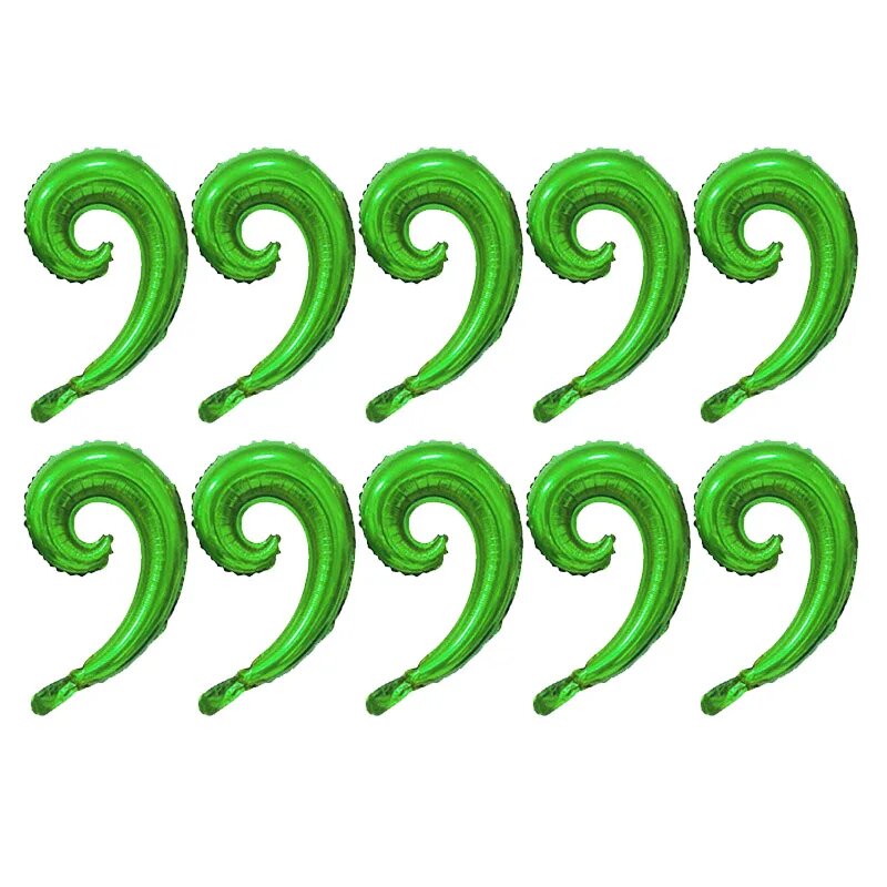 Спиральные фольгированные воздушные шары CHLEZI Green 1