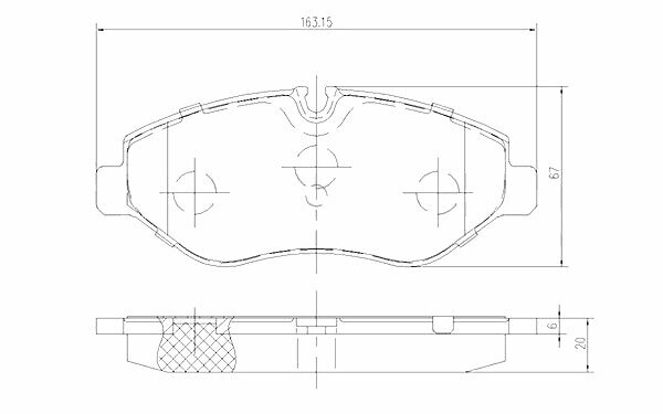 Zekkert Колодки тормозные передние для MB Sprinter 3-t (906) 06- V-Class (W447) 14- Vito (W447 W639) 03- VW