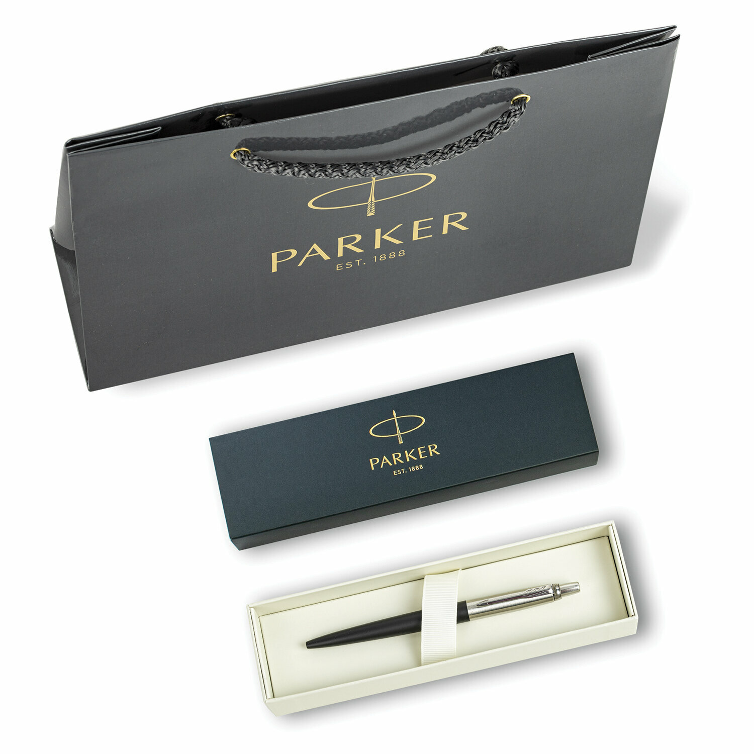 Комплектация 1 шт. Ручка шариковая PARKER «Jotter Core Bond Street Black», пакет, 880893