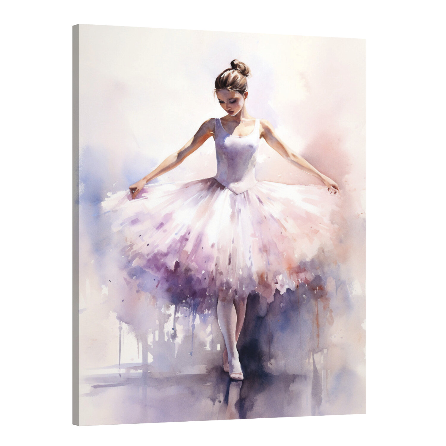 Интерьерная картина 50х70 "Эмоциональная балерина"