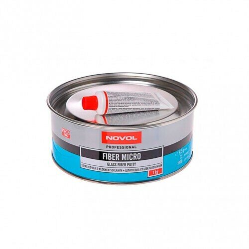 NOVOL FIBER MICRO Шпатлевка со стекловолокном 1 кг