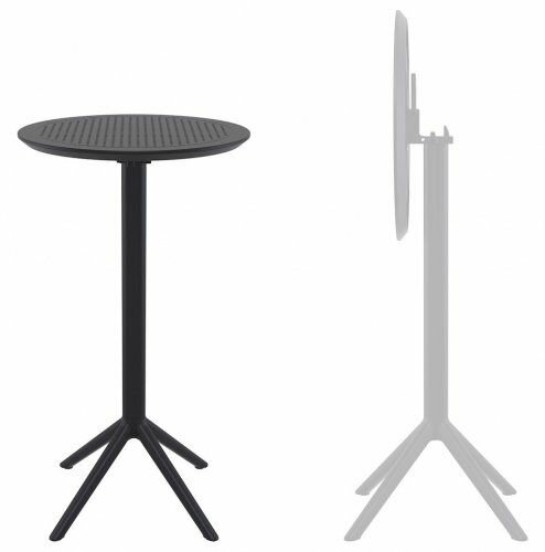 Стол пластиковый барный складной ReeHouse Sky Folding Bar Table 60 Черный 2228483301