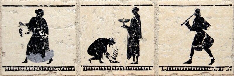 Бордюр керамический C. Zeus-B 11х33 см