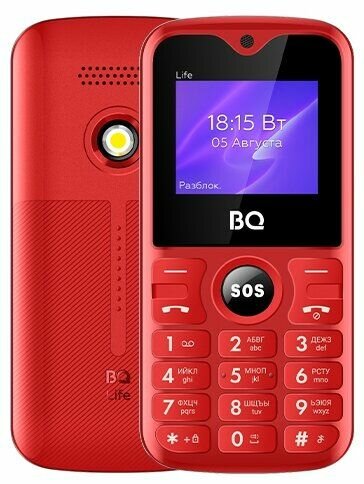 Мобильный телефон BQ 1853 Life Red+Black