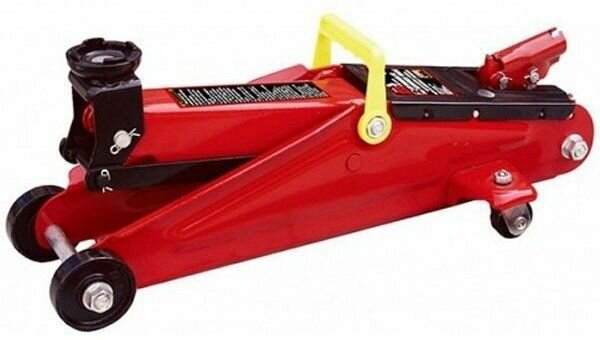 Домкрат подкатной 2т, Н130/380мм, в пластиковом кейсе TORIN T82003S