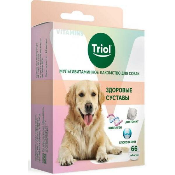 Triol Мультивитаминное лакомство для собак "Здоровые суставы", 33г 0.033 кг