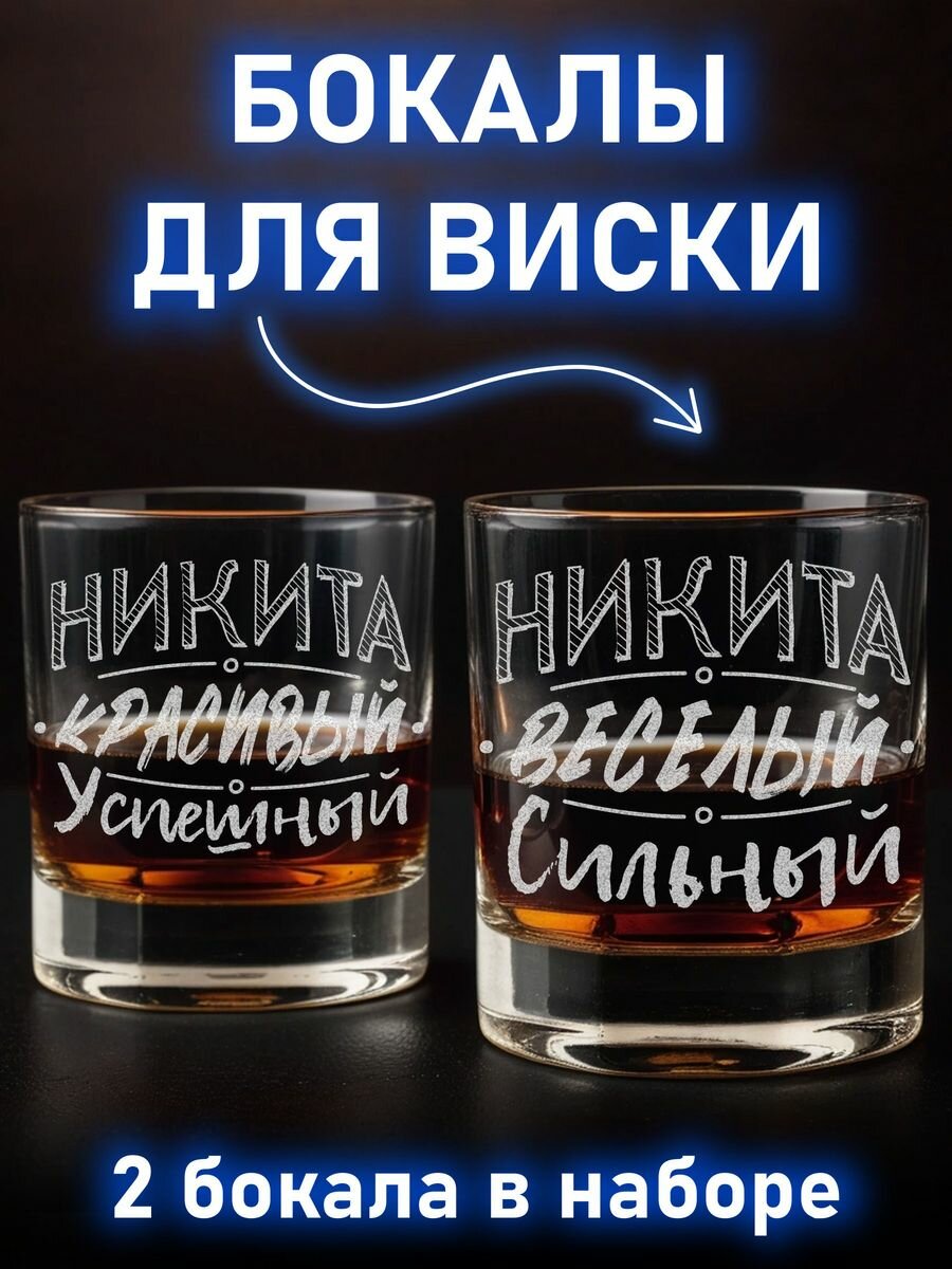 Именной набор для виски Никита