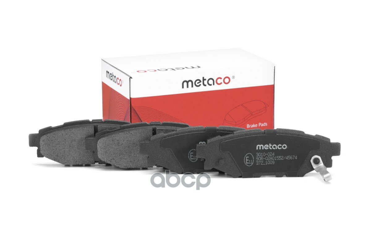 Колодки тормозные задние дисковые к-кт METACO арт. 3010-024