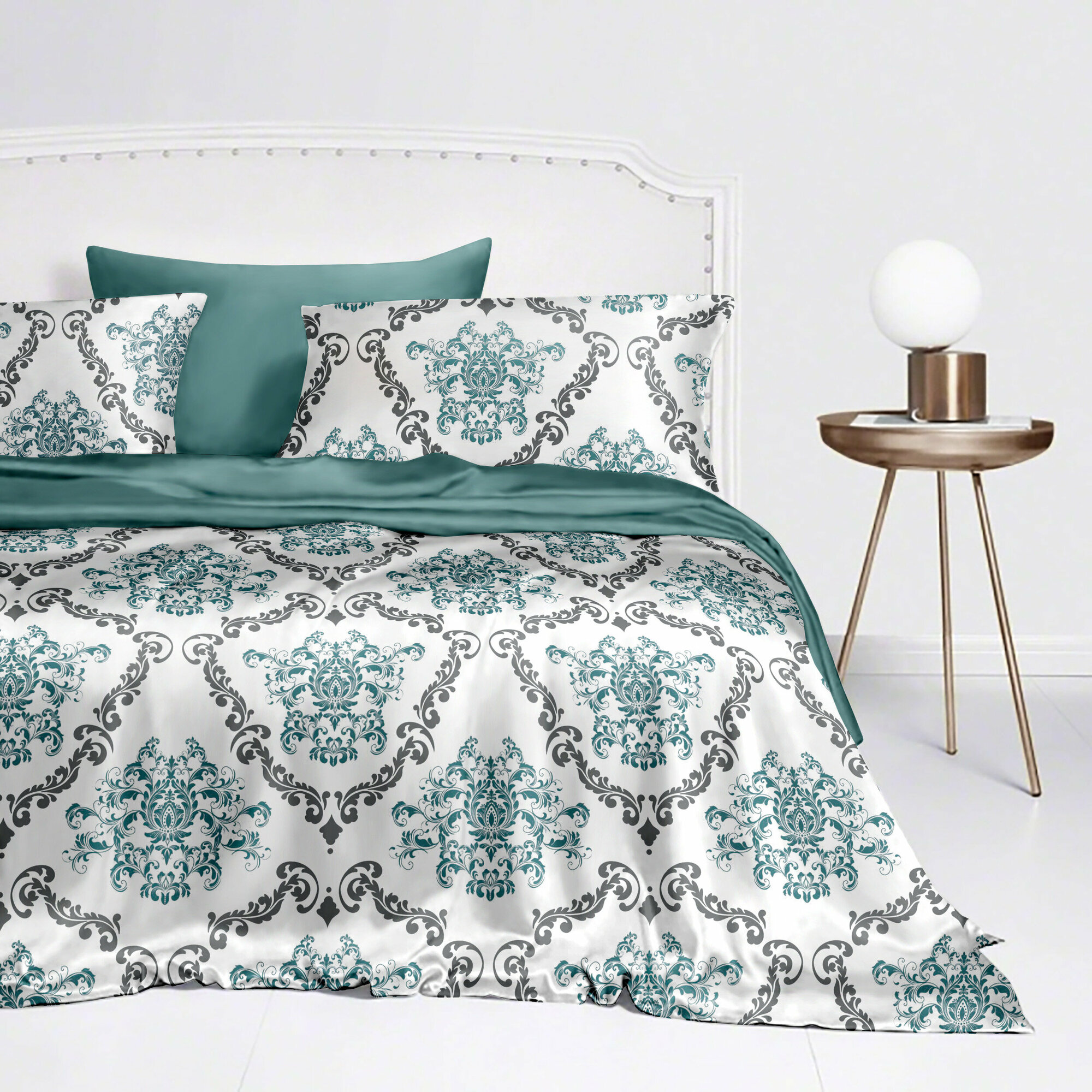 Комплект постельного белья евро спальный Mona Liza Premium "Kate" тенсел наволочки 50х70 и 70х70