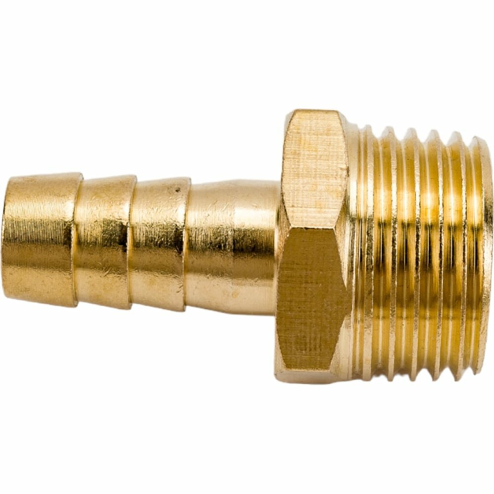 Штуцер пневматический наруж. резьба 1/2- елочка 10мм Эврика ER-MH08/06 935765