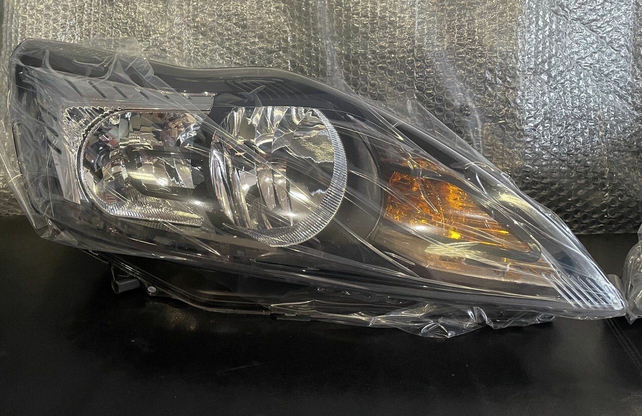Фара Фокус 2 08-11, FORD FOCUS II 08-11 черная с электрокорректором