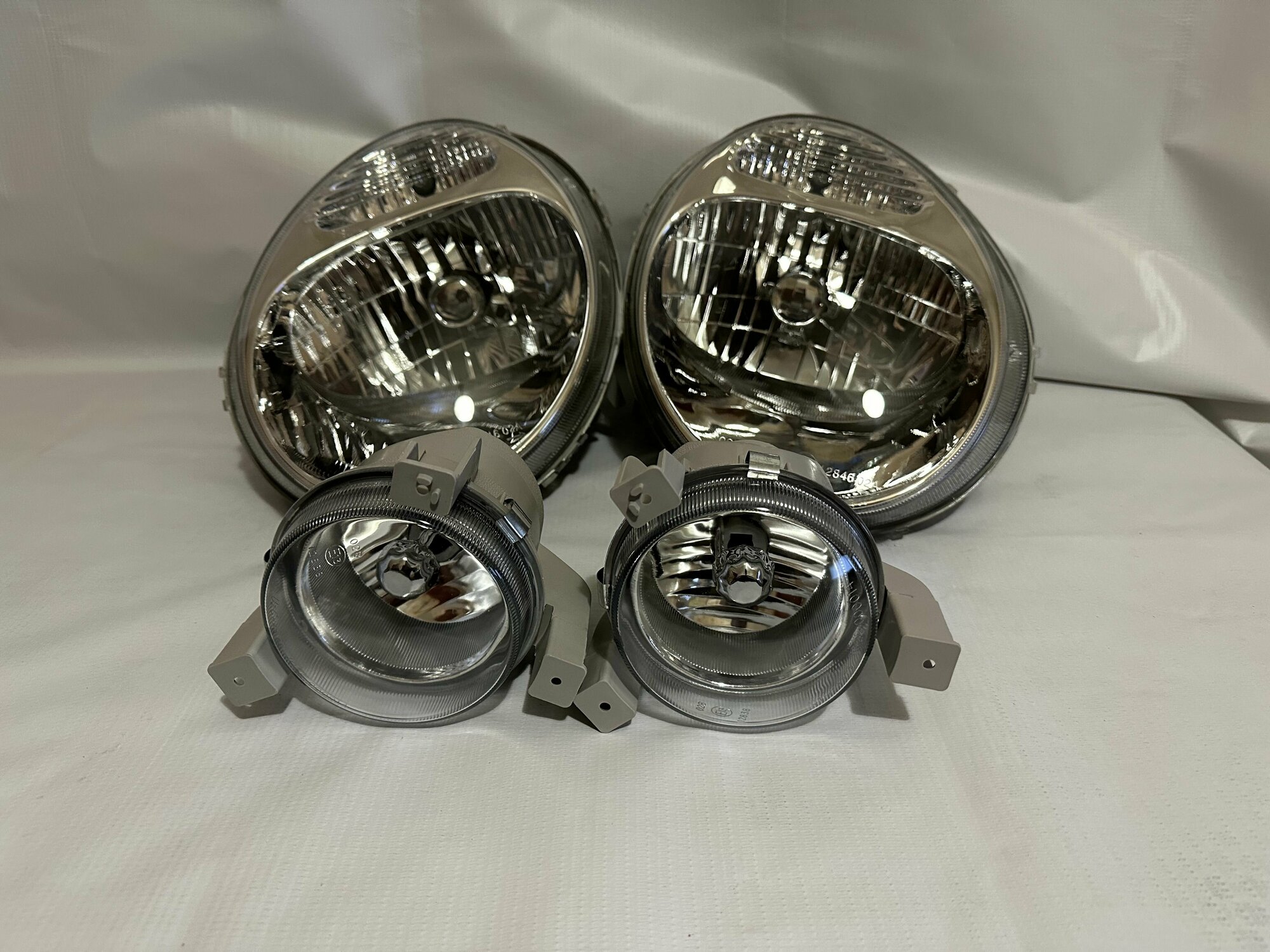 Передние фары и туманки Дэу Матиз DAEWOO MATIZ рестайл с 2011 комплект оптики