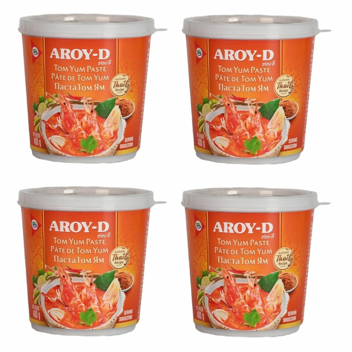 Паста Том Ям AROY-D, Таиланд, 400 гр х 4шт