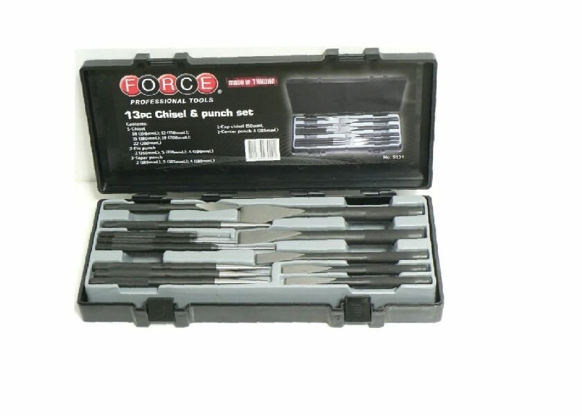 Набор зубил и выколоток FORCE 5131