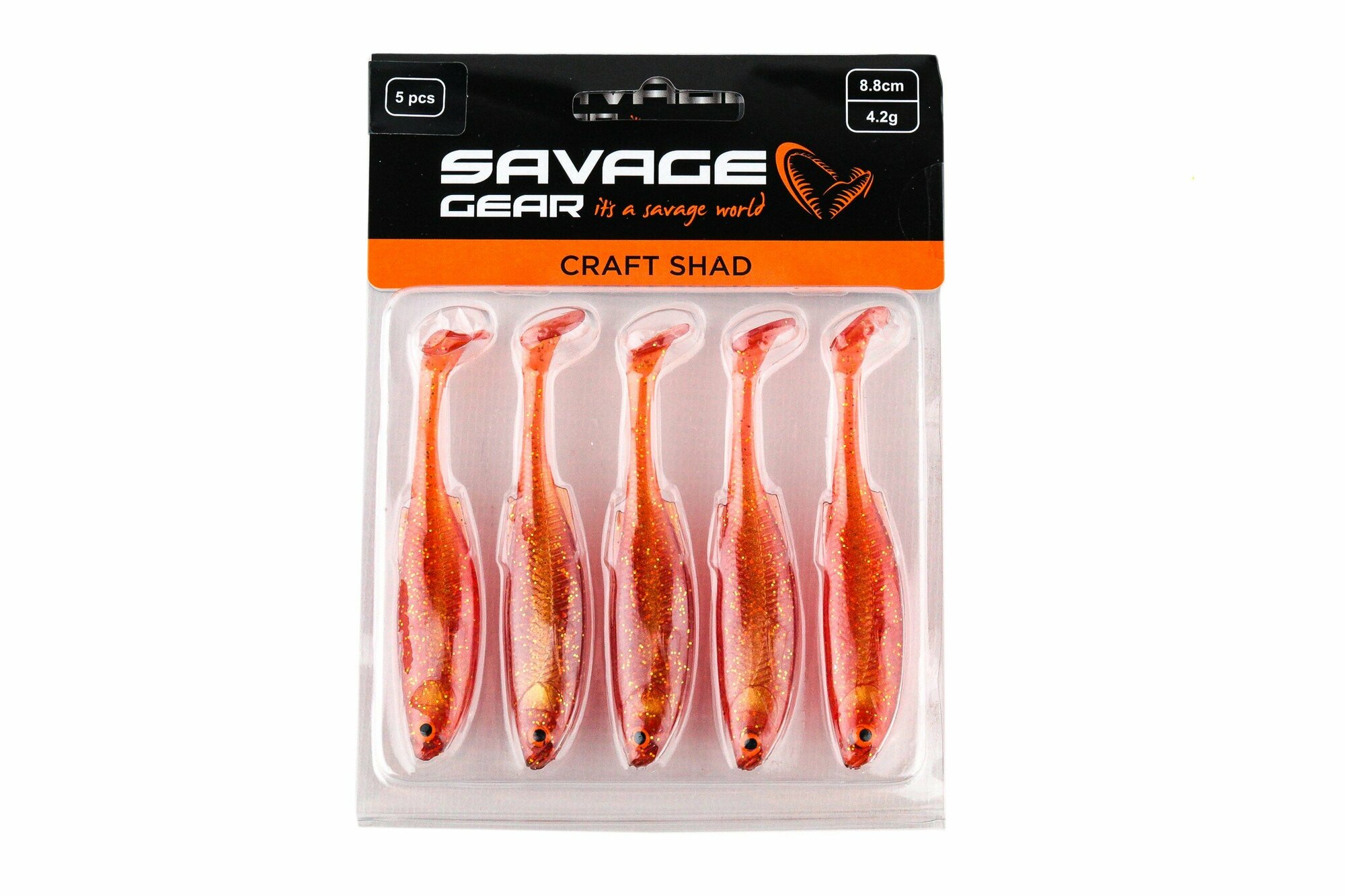Savage Gear Craft Shad 8,8 см 4,2 г motor oil уп.5шт приманка для рыбалки на воде