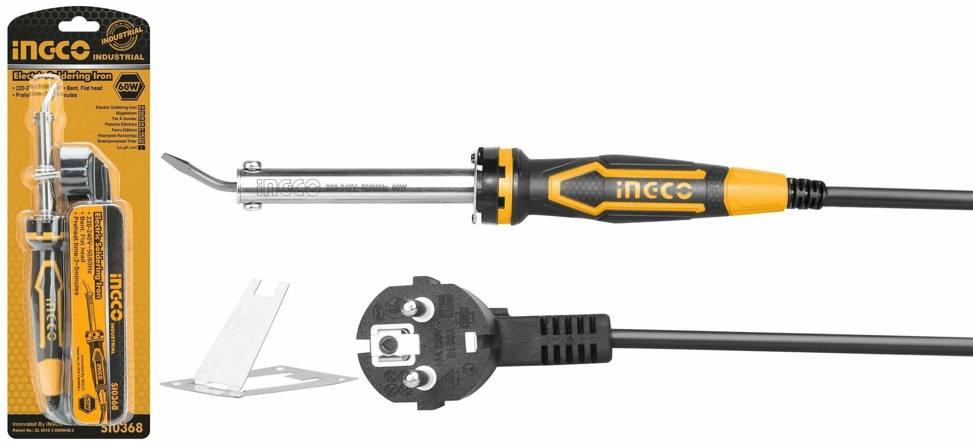 Паяльник электрический 60 Вт INGCO