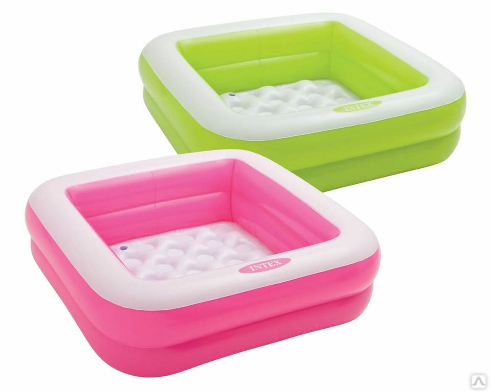 Бассейн Intex "Игровая коробка", детский, надувной, 86х86х25см