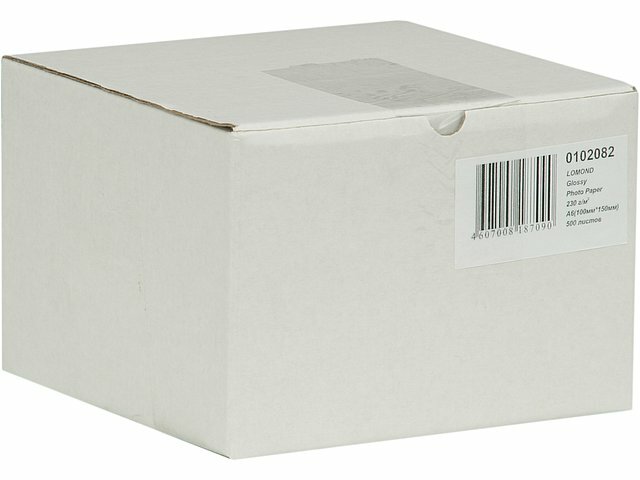 Бумага Lomond Бумага для фото-печати Lomond 0102082 (10x15см, 230г/кв. м, 500л, глянц.)