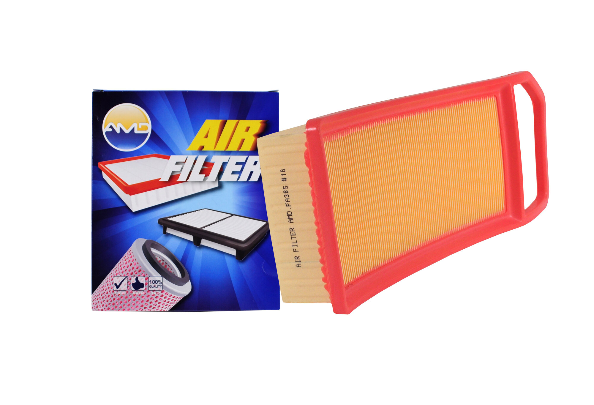 Фильтр воздушный 1444. TQ AMD. FA385 для CITROEN C5 II 2004-2008 PEUGEOT 407 2004-2010