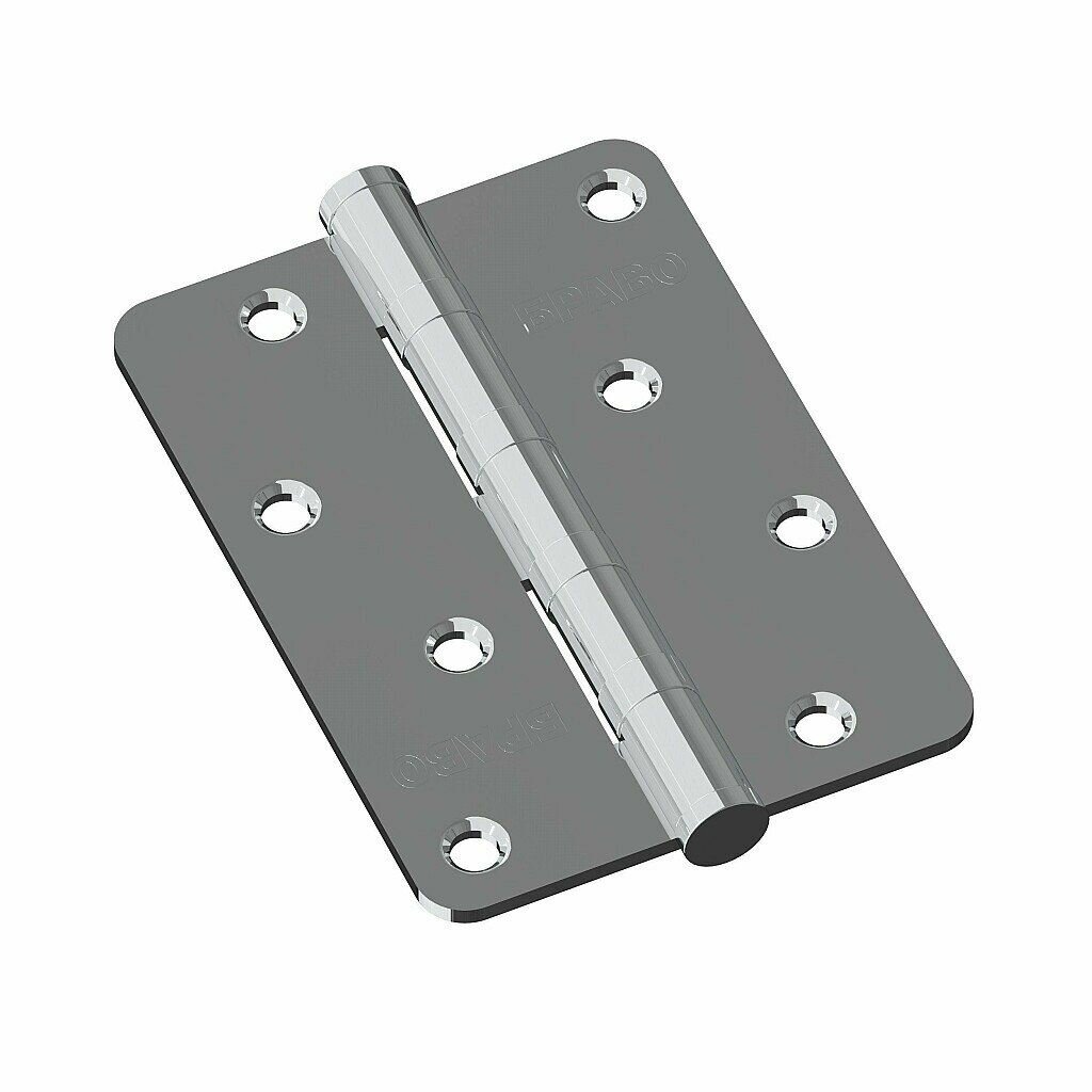 Петля дверная (2 шт.) Bravo RS-7-4BB 100*70*2,5 врезная цвет C Хром