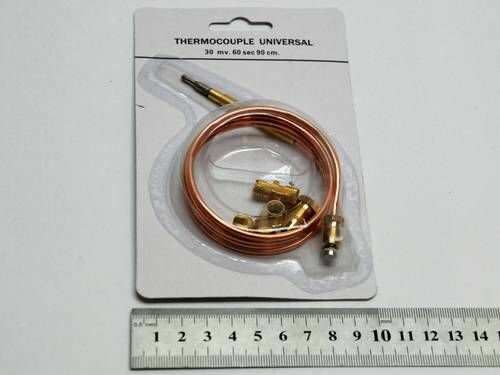 Термопара универсальная 90 см, 30 мВ,60 секунд для газовых плит, духовок, котлов и колонок