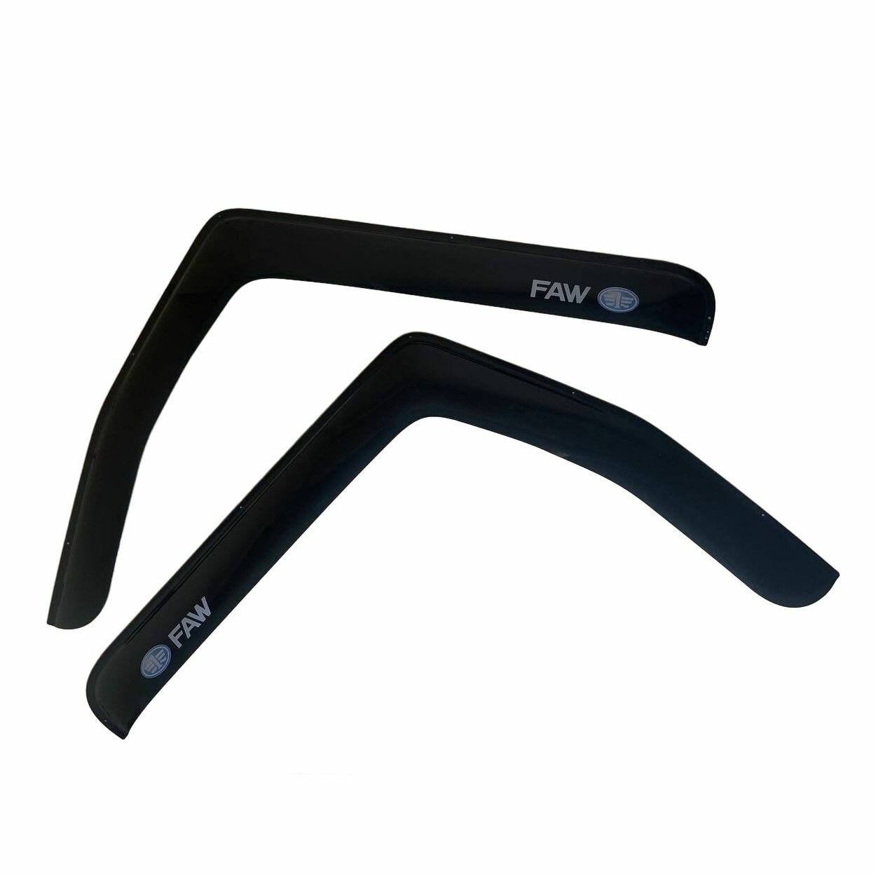 Дефлектор двери (ветровики) с лого на FAW J6