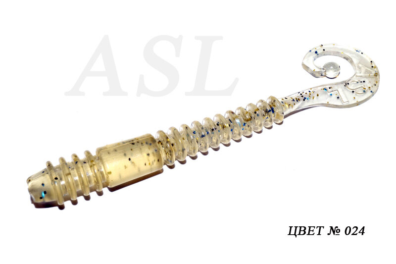 Силиконовая приманка ASL "Джим" цвет №024, L-5см (2"), 12шт/уп