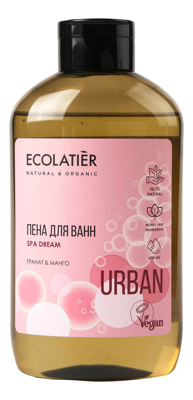 Пена для ванн Ecolatier гранат-манго, 600мл