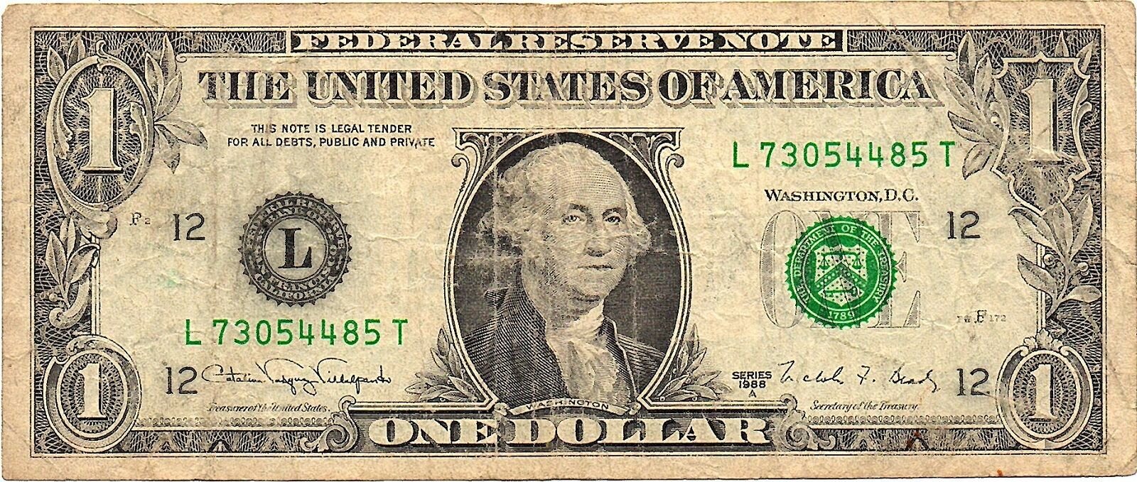 Доллар 1988 года США 73054485