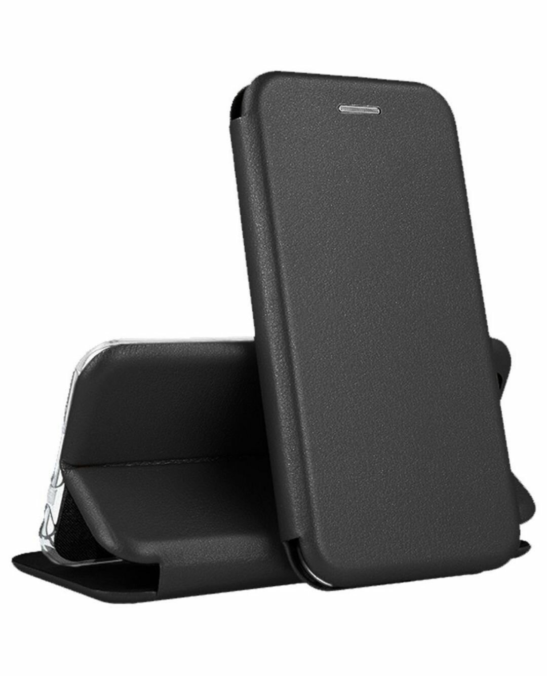 Xiaomi Poco M6 Pro 5G чёрный чехол-книжка эко-кожа для ксиоми поко м6 про 5ж, книга, футляр, обложка.