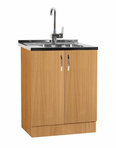 Кухонный модуль 60х60 см Бук, Ольха 2-х дверный /стол под мойку 60х60 см /тумба на кухню без мойки