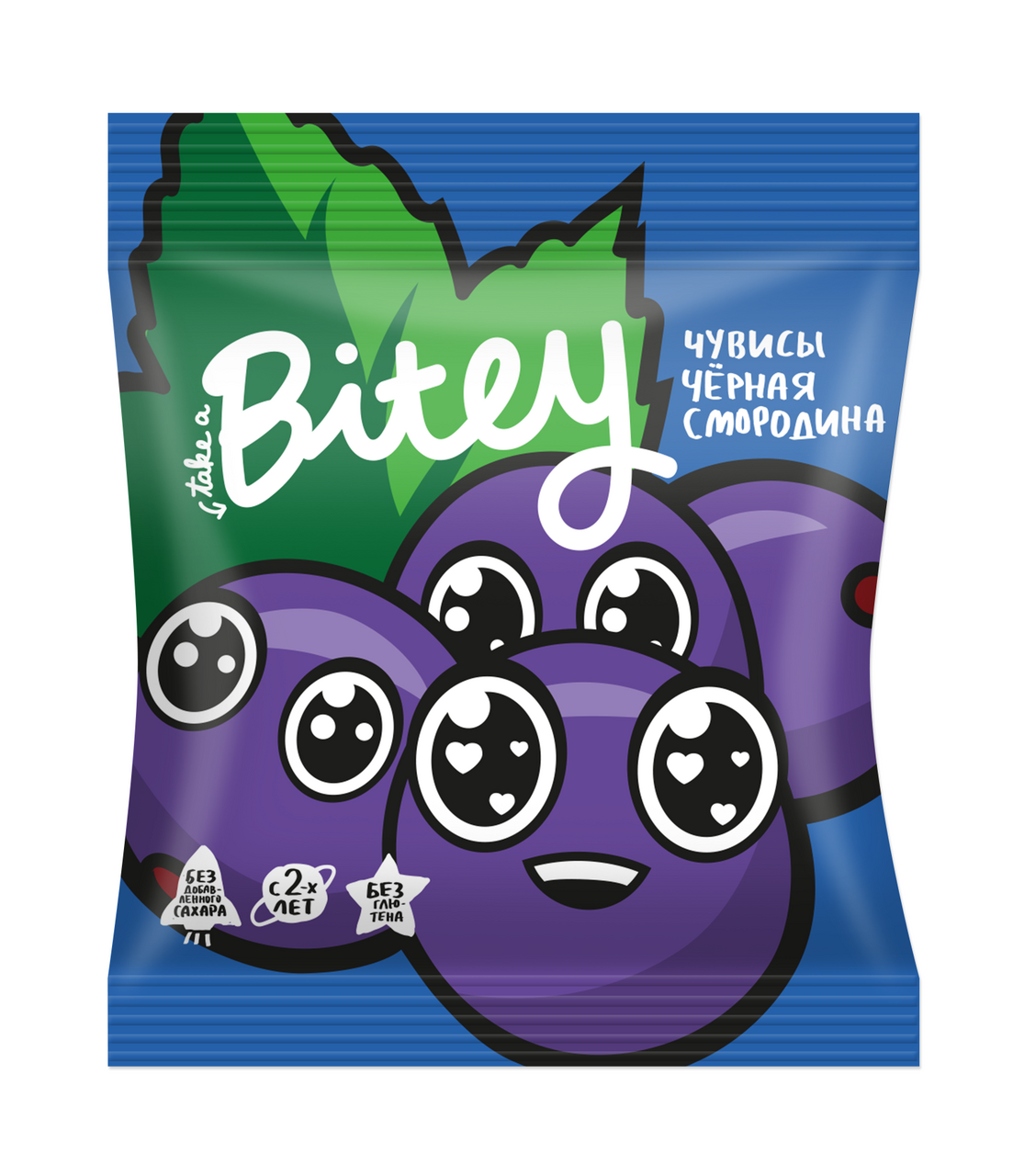 Мармелад Чувисы Bitey жевательный черная смородина 20 г