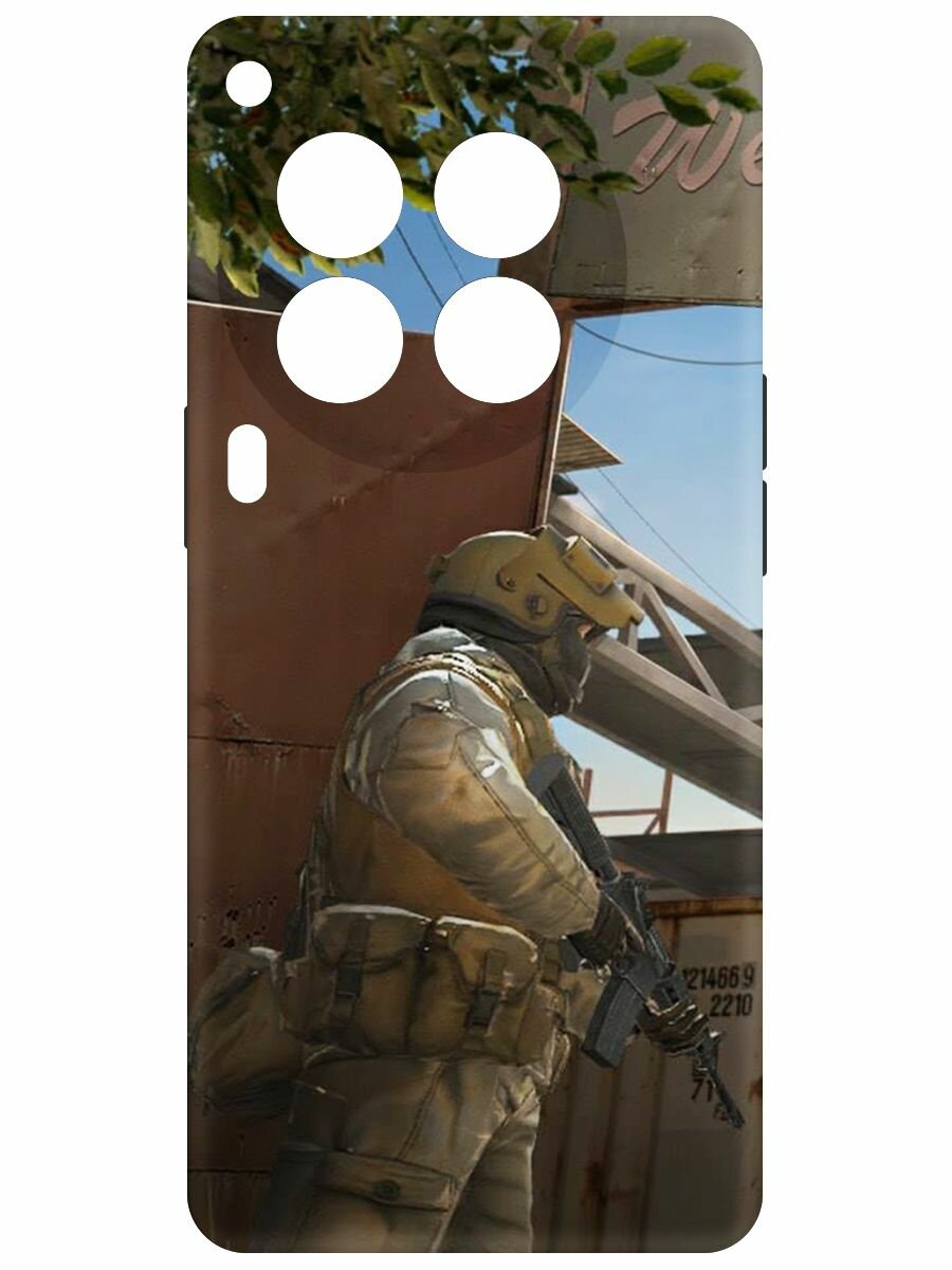 Чехол-накладка Krutoff Soft Case Cтандофф 2 (Standoff 2) - Rust для TECNO Camon 30 Premier 5G черный