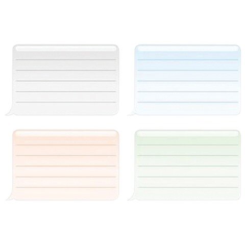 Наклейка для тетрадей, HATBER, европодвес, комплект 16 шт, "Универсальная", 165х200 мм, Накл 14728, O181836