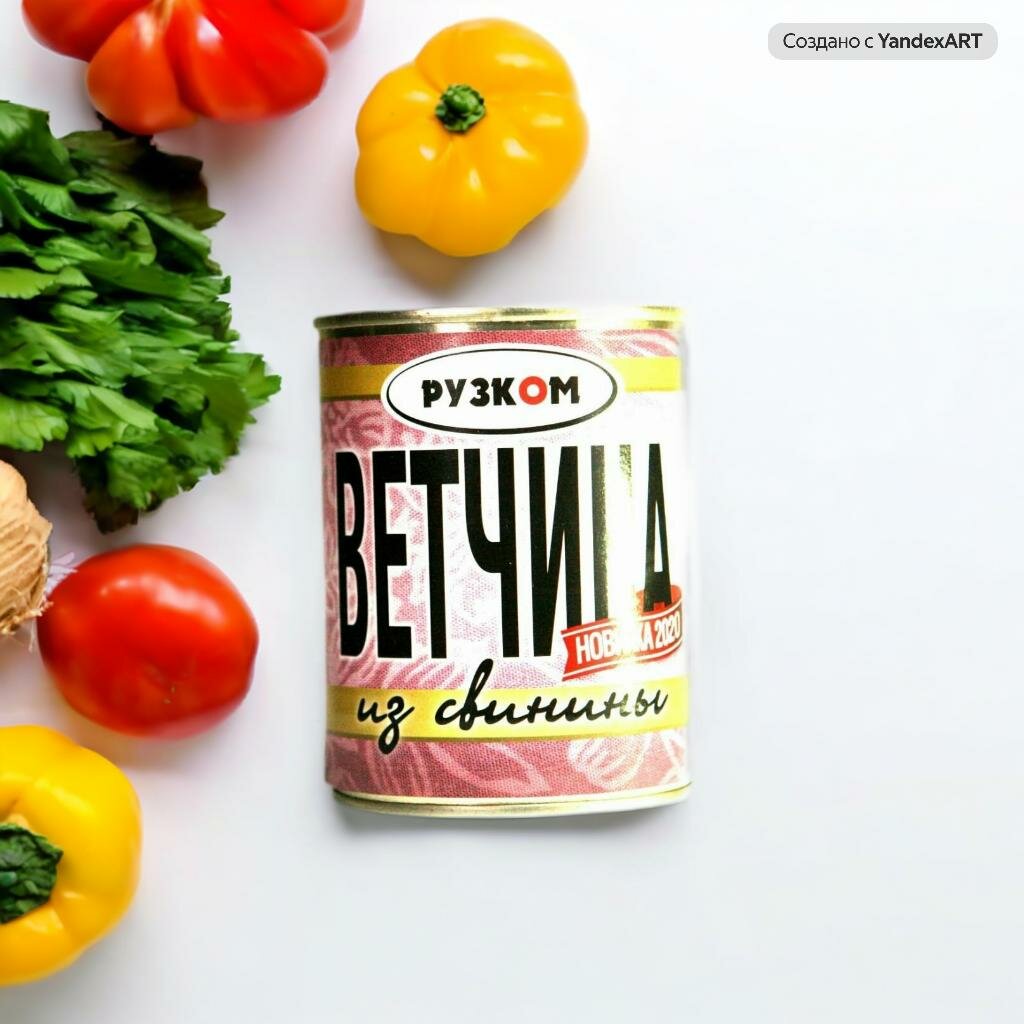 Ветчина из свинины "Рузком" 338 гр. 6 шт.