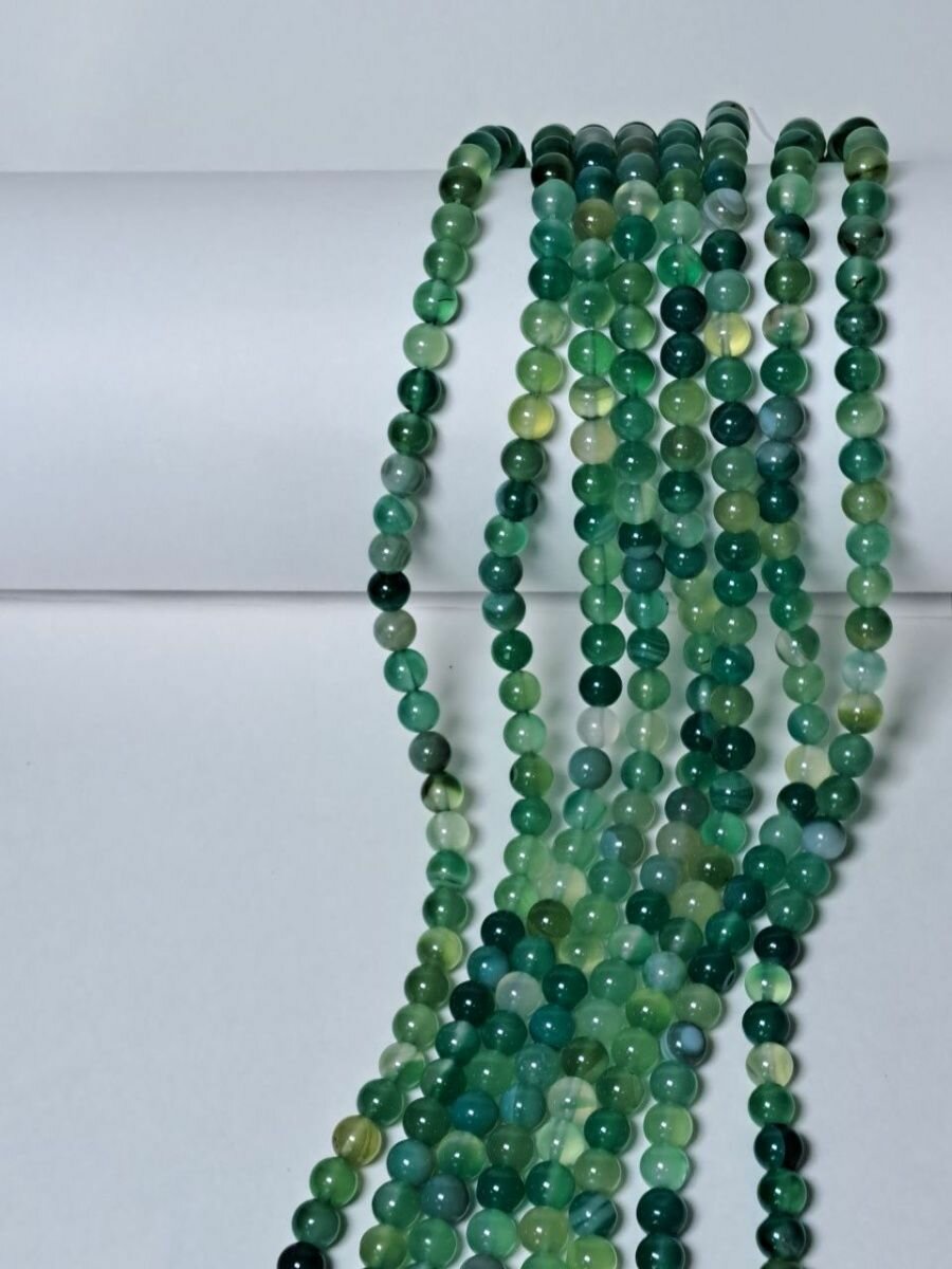 Бусины агат, натуральный камень, для рукоделия, для творчества, для украшений, для браслетов, 8 мм