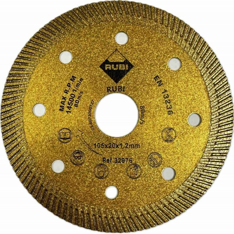 Диск алмазный для плиткореза RUBI, 105ММ