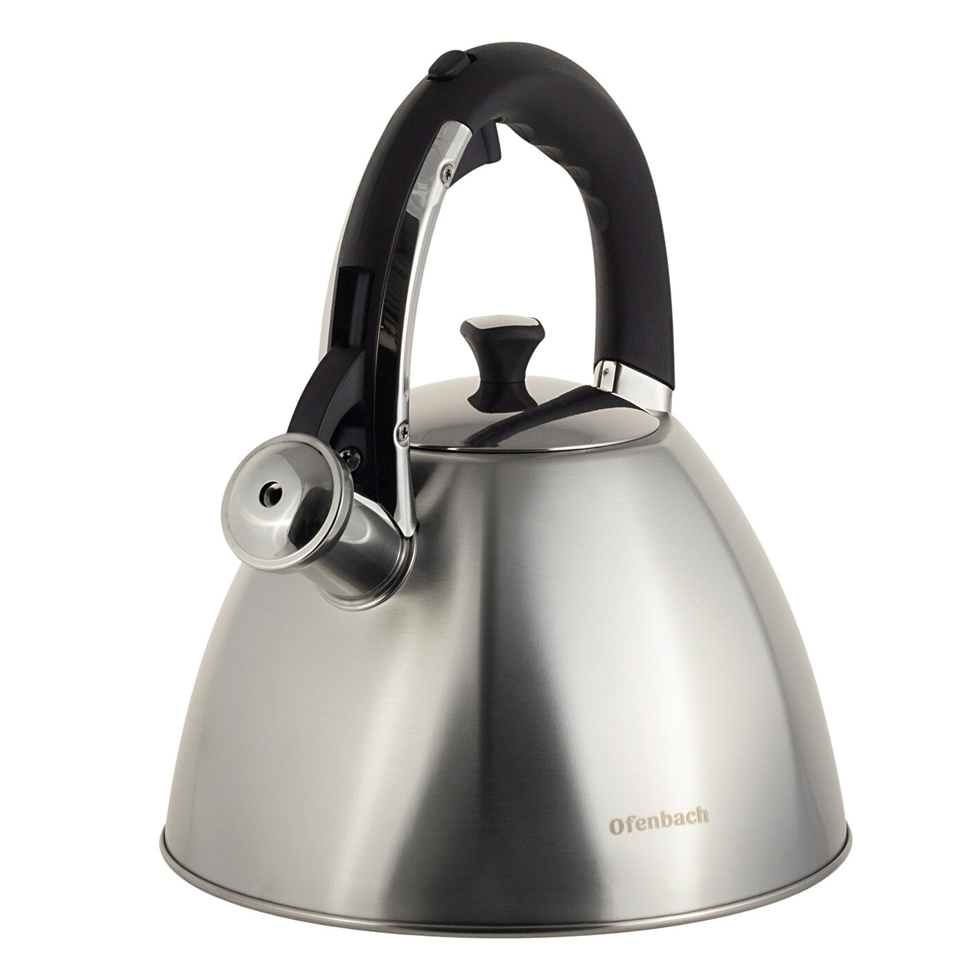 Чайник 3,2 л. из нержавеющей стали со свистком Ofenbach NB 100307 (серебристый)
