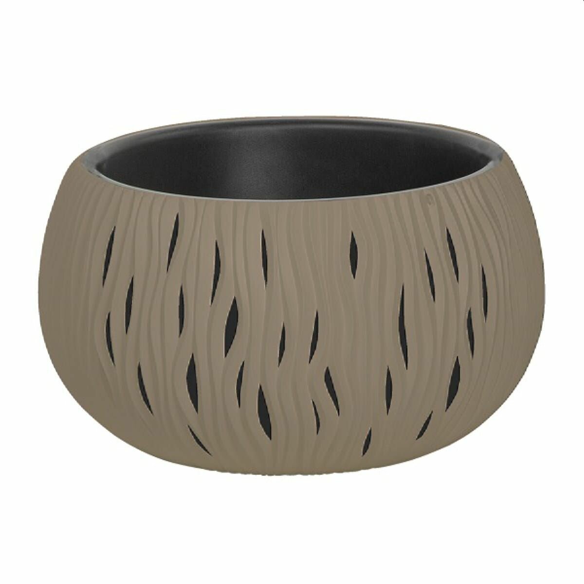 Кашпо для цветов напольное уличное садовое и комнатное, горшок для фикуса суккулентов орхидеи 9 л, вазон для кактуса на балкон большой пластиковый с декоративной подставкой