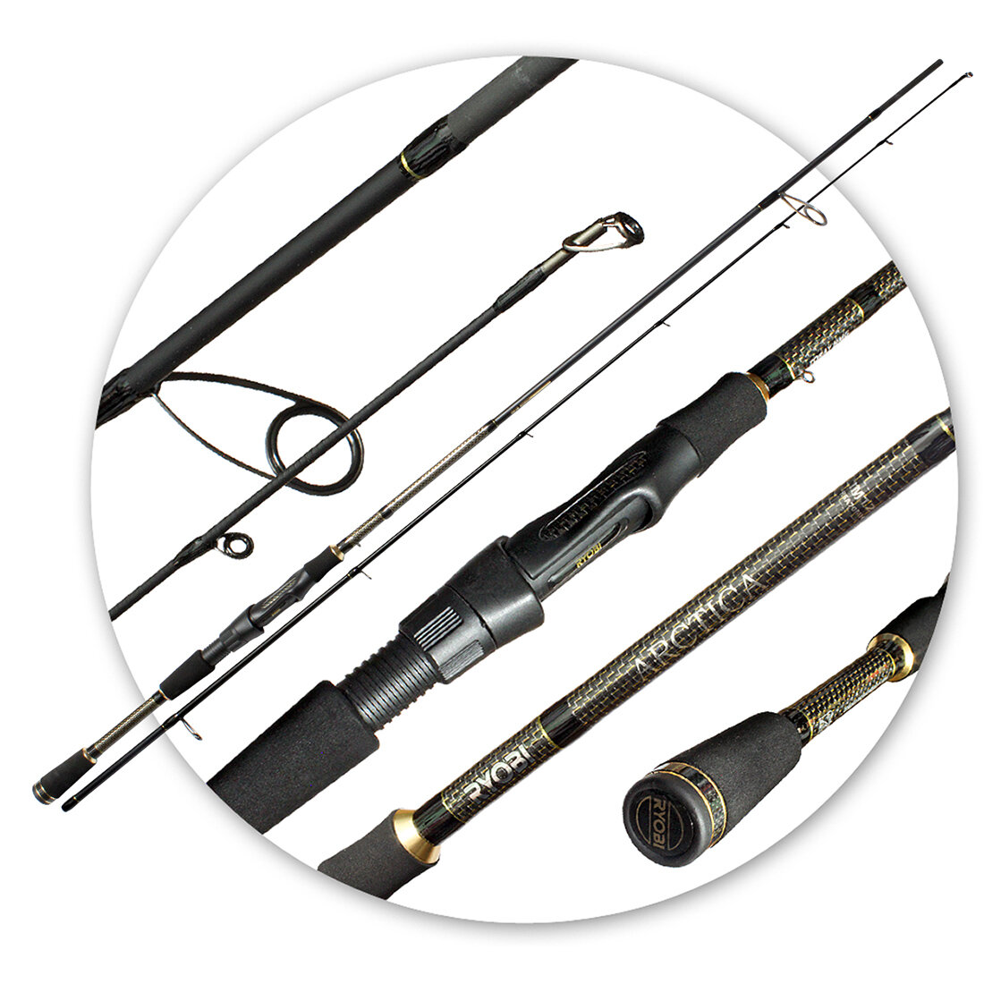 Спиннинг штекерный RYOBI Arctica, длина 2,70 метра, тест 10-45 грамм