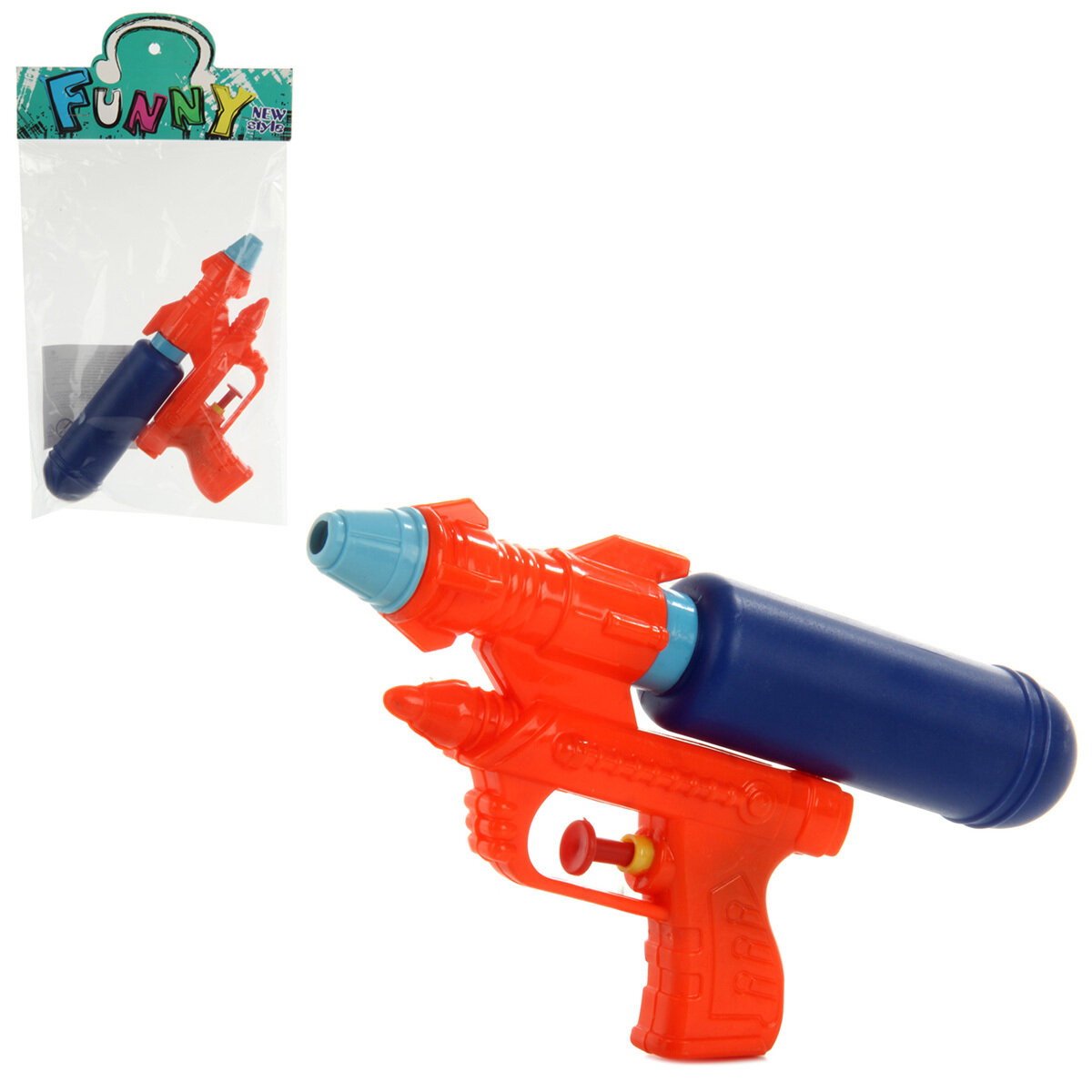 Водный пистолет бластер автоматический, 18 см, Veld Co / Водяная пушка / Детское оружие с водой