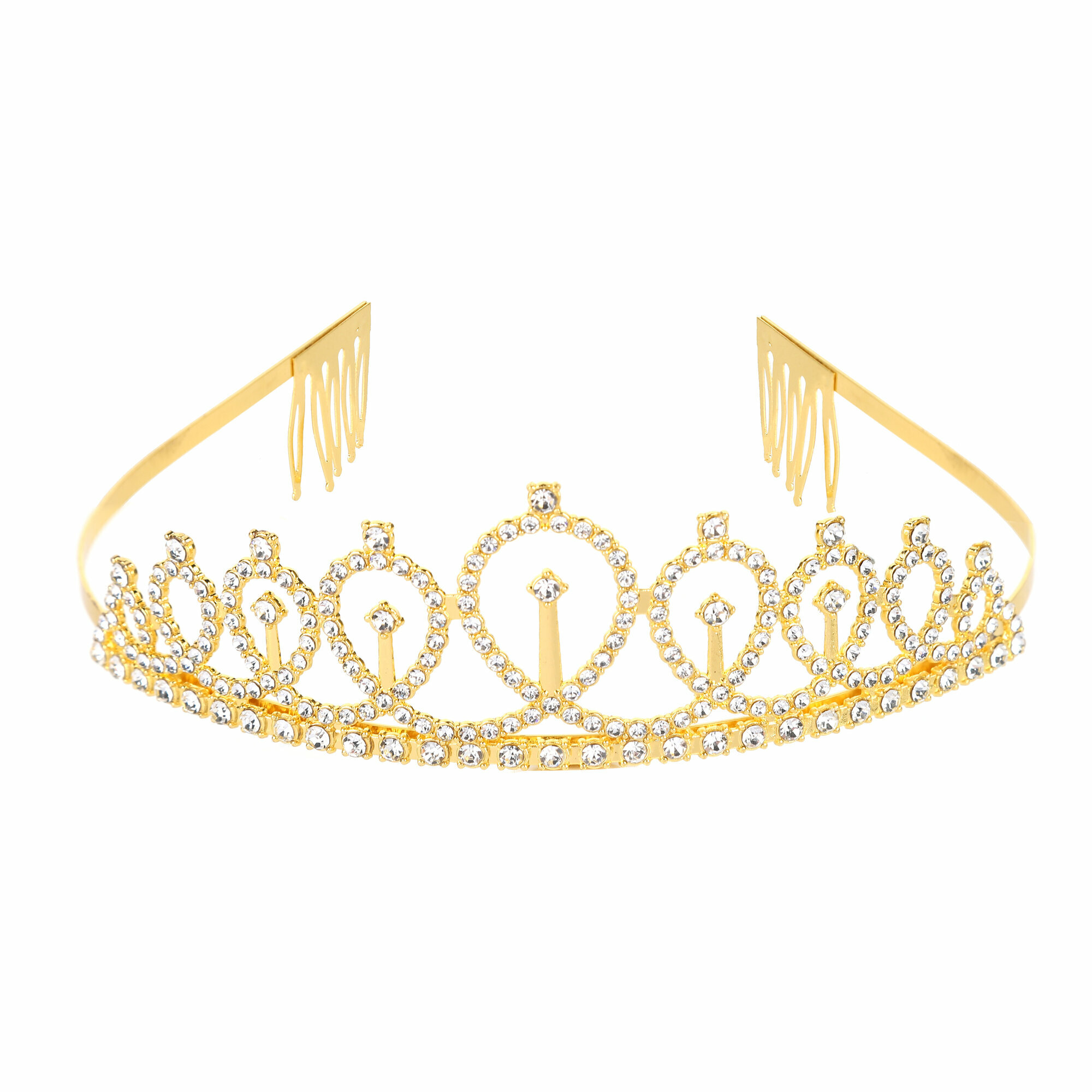 Корона Мисс Совершенство, металл, Золото, 1 шт.
