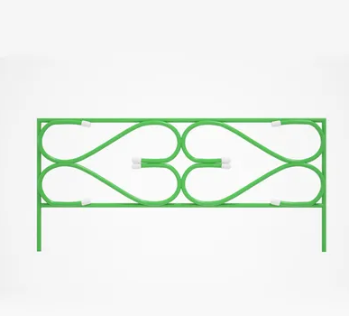 Заборчик садовый дачный 30*65*325 см (в упаковке 5 деталей), Весна