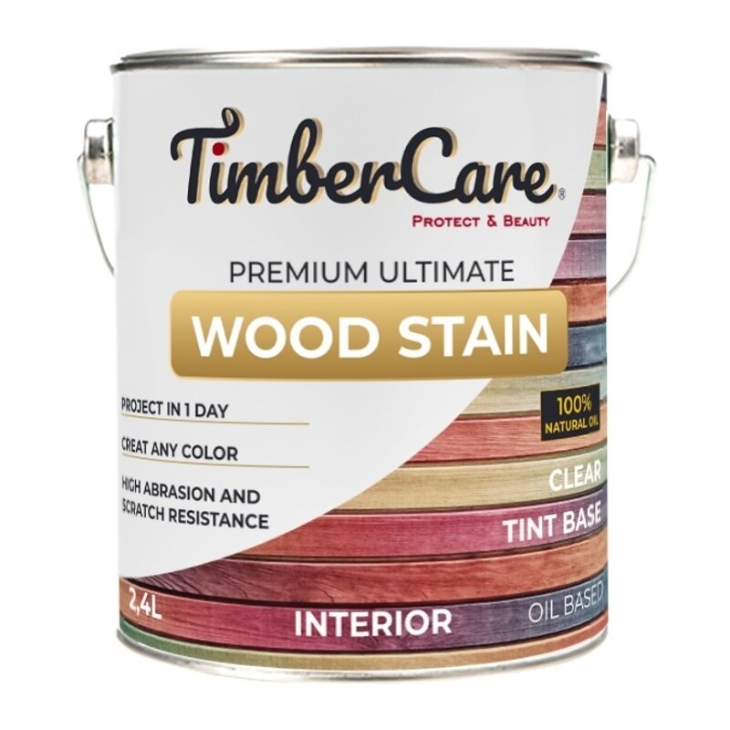 Масло 2 в 1 TimberCare Wood Stain тонирующее, высокой прочности 350038 Прозрачный 2,5л