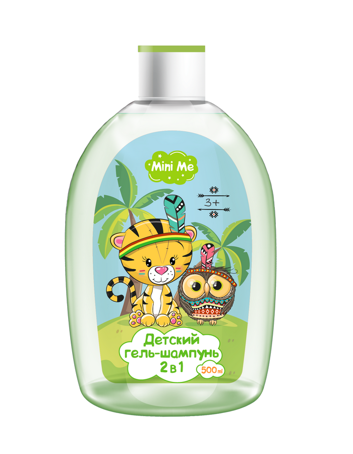 Family Cosmetics Mini Me Детский гель-шампунь 2 в 1 3+ 500 мл.