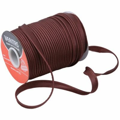 Кант атлаcный темно-коричневый 12 мм * 5 метров