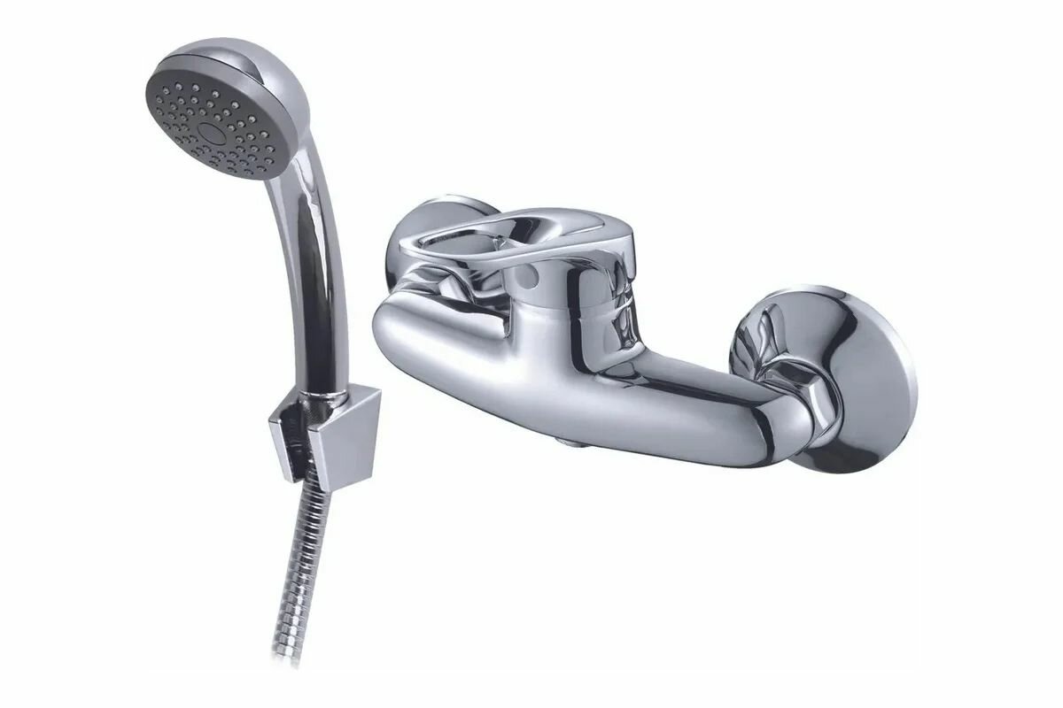 Смеситель для душа KONNER SOLO SOL1400 с аксессуарами, хромированный